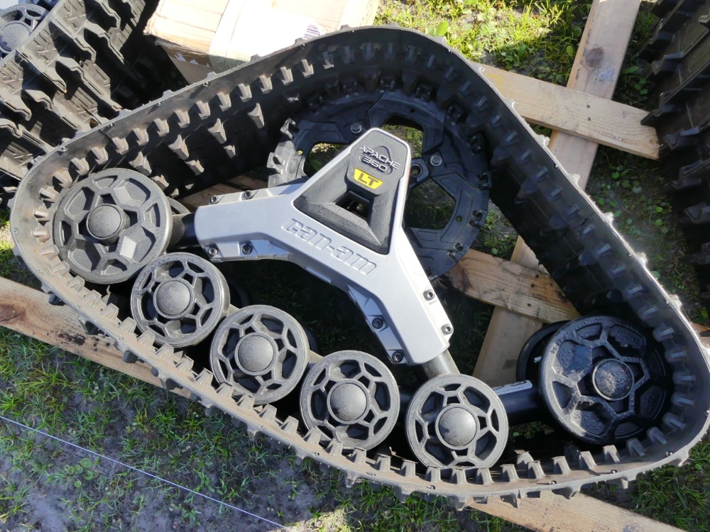 #2037 - 4) Can Am Apache 360 Quad Traks w/ Hardware | DeMott Auction