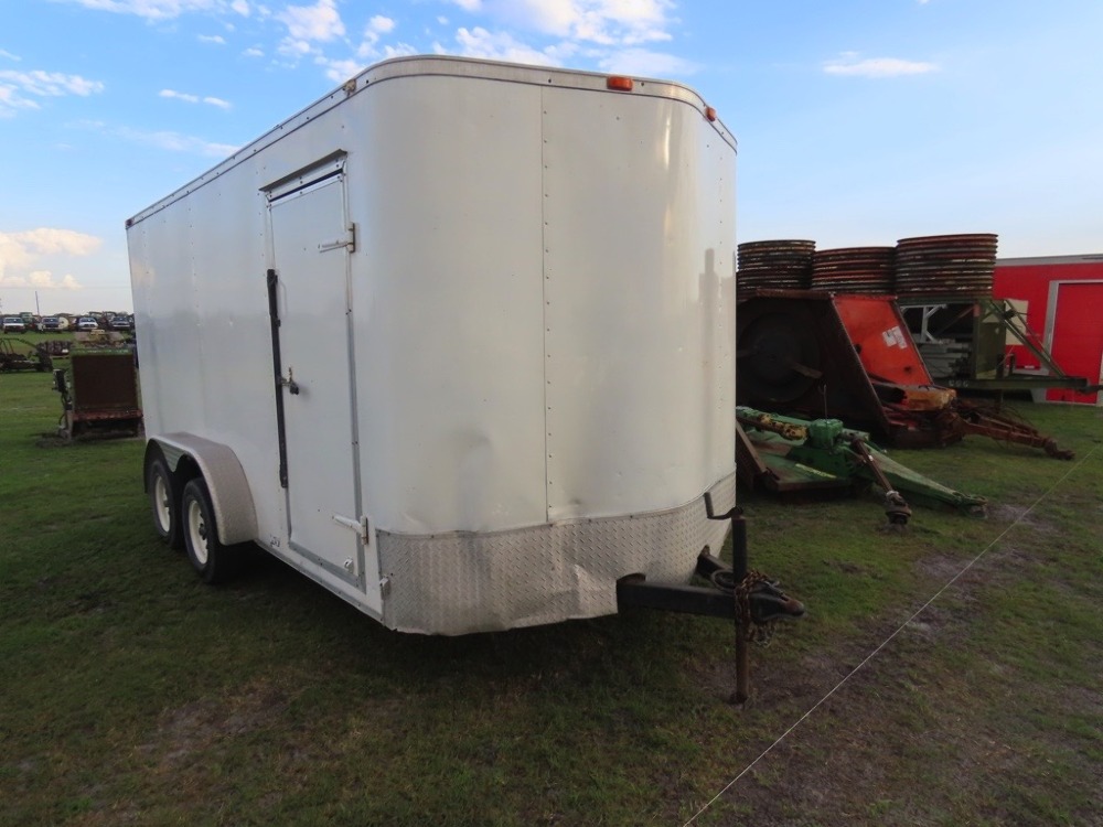 #2415 - 2006 FLTT 16' Single Tandem Cargo Trailer | DeMott Auction