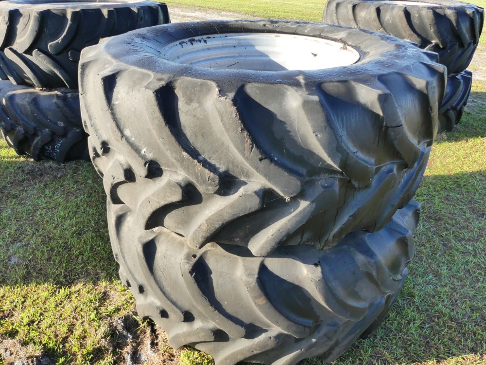 #2239 - Two 710170R-38 Tires and Rims | DeMott Auction