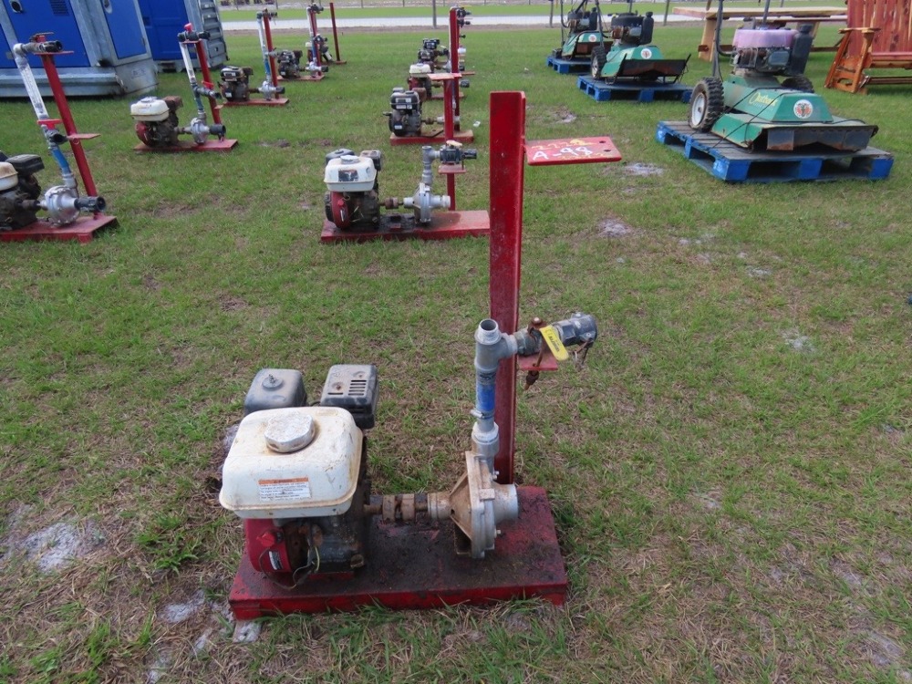 #2222 - Pump W/ Gas Engine | DeMott Auction
