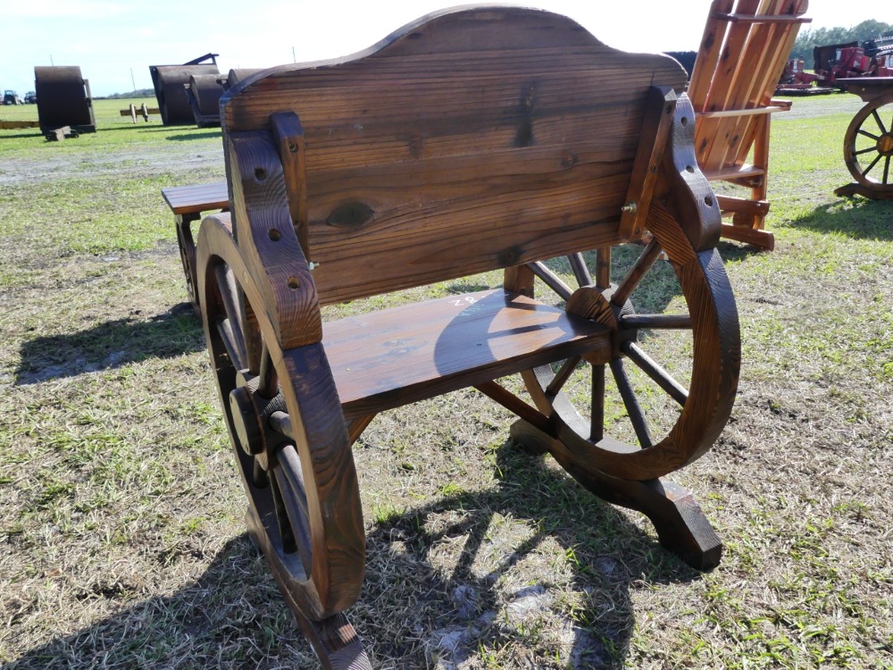 #2186A - Wagon Wheel Chair | DeMott Auction