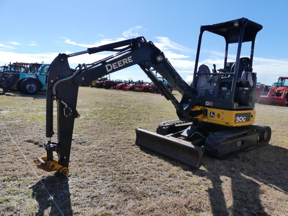 #1135 - 2019 John Deere 30G Mini Excavator | DeMott Auction