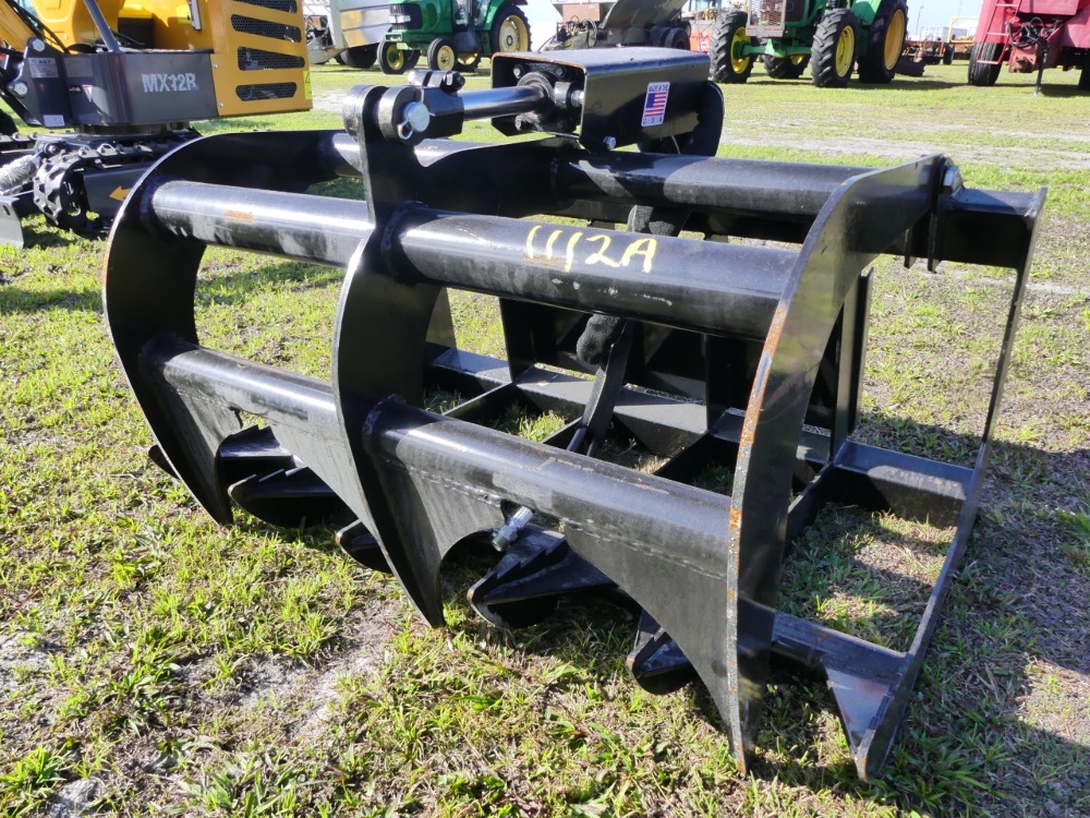 #1112A - JMR Quick Attach Mini Grapple | DeMott Auction