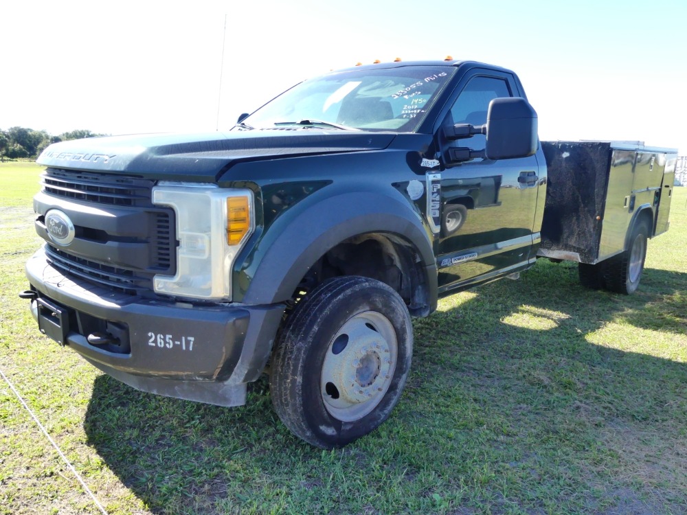 #1450 - 2017 Ford F450XL | DeMott Auction