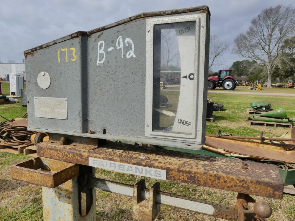 #173 - Fairbanks Portable Beam Utility Scale | DeMott Auction