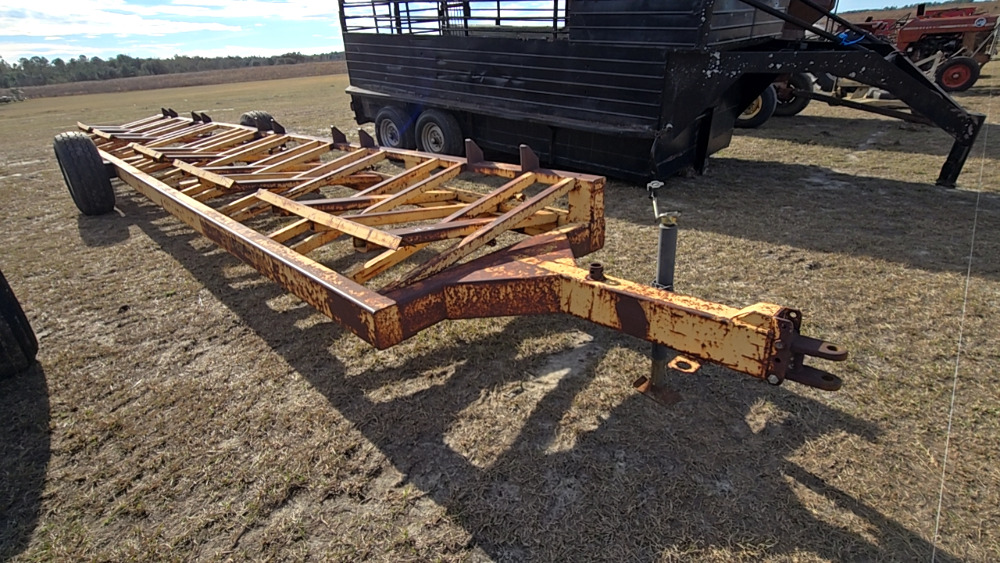 #2108 - 5 Bale P.T Hay Wagon | DeMott Auction