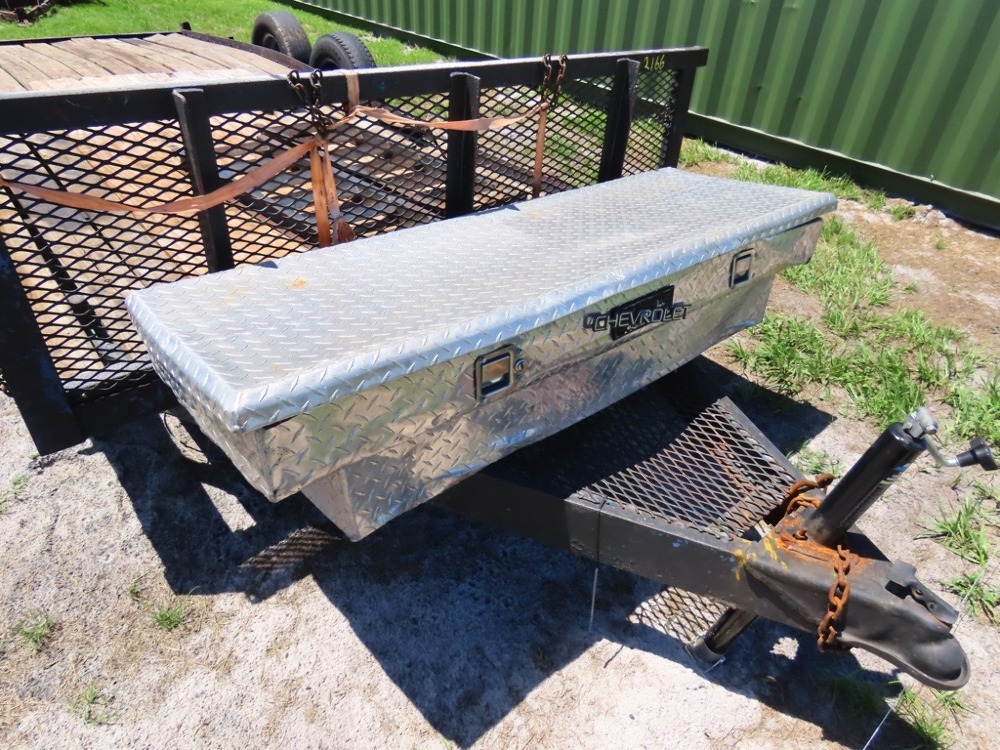 #2166 - 6’x16’ Single Axle Homemade Trailer | DeMott Auction