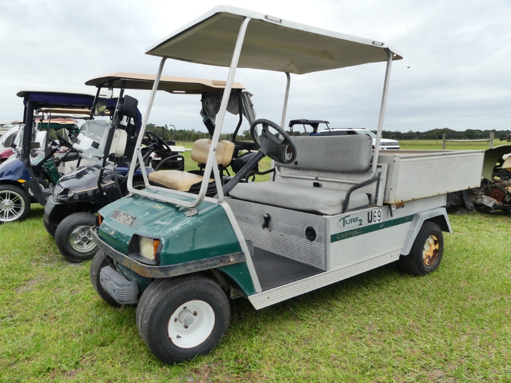 #2049 - Club Car Turf 2 Carryall Golf Cart | DeMott Auction