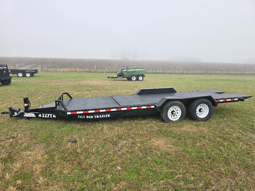 #2407 - 2025 Industrias America 227T Tilt Bed Trailer | DeMott Auction