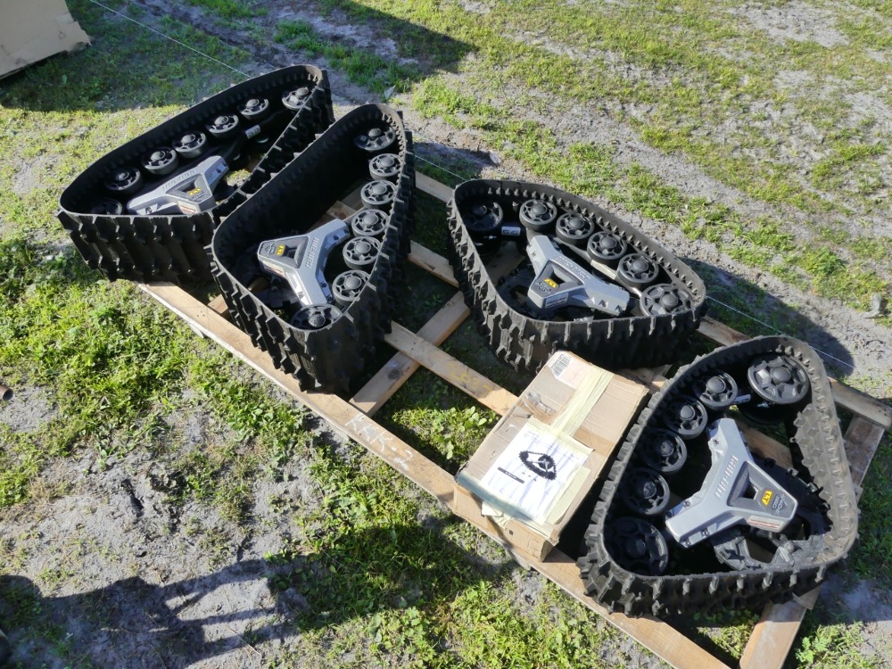 #2037 - 4) Can Am Apache 360 Quad Traks w/ Hardware | DeMott Auction