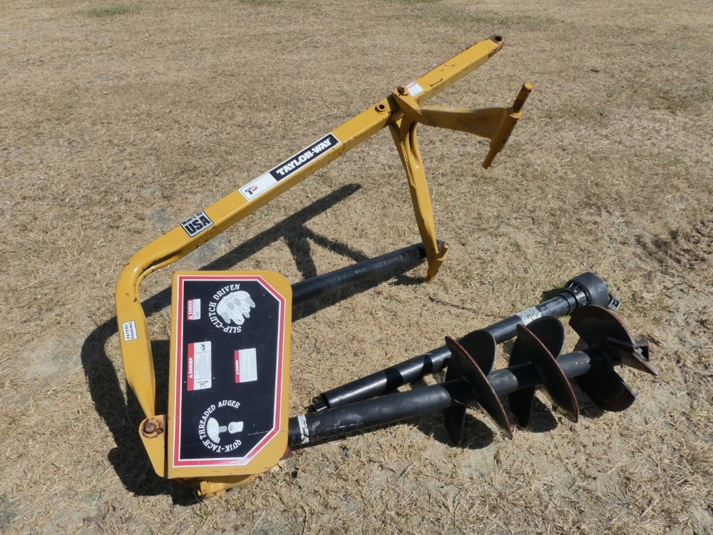 #204B - Taylor Way 3pt 12" Auger | DeMott Auction