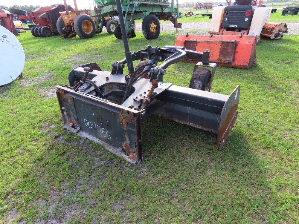 #2378 - Bobcat Box Blade Laser 6' Quick Attach | DeMott Auction