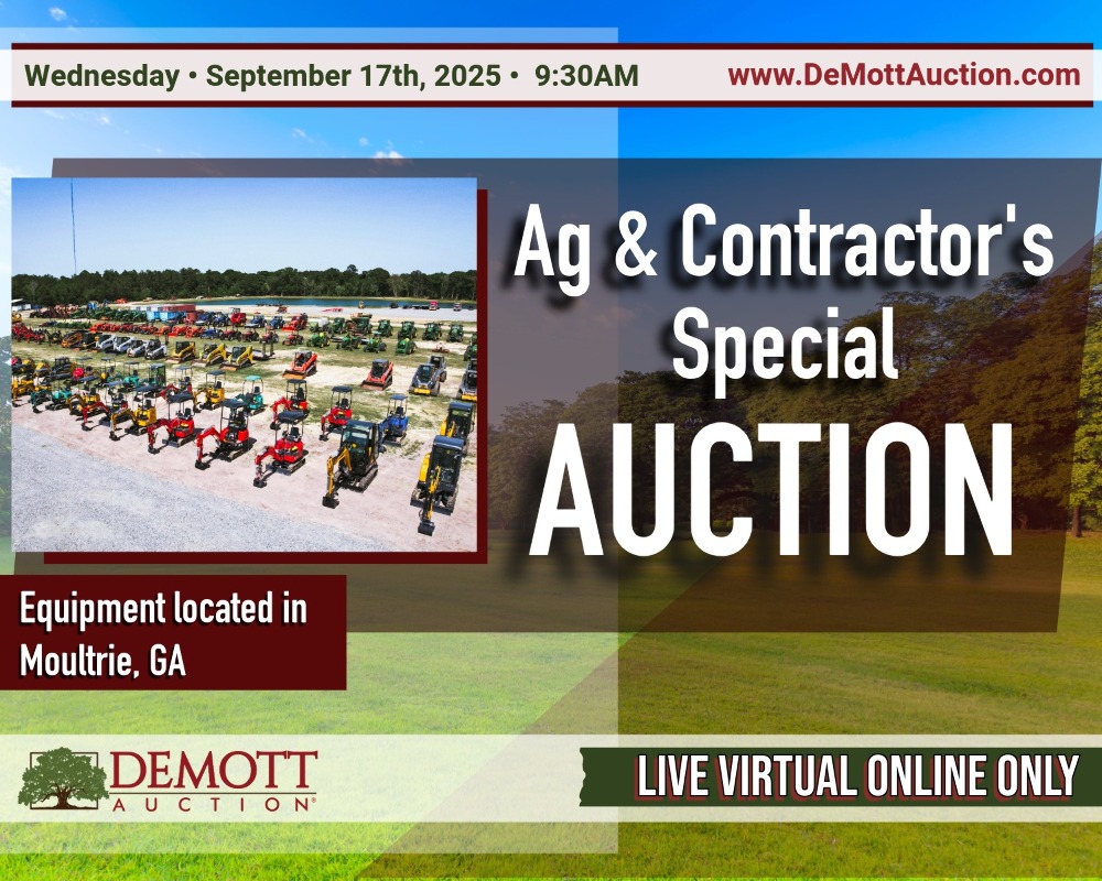 Ag & Contractor's Special Auction - Live Virtual Online Only | Auction ...
