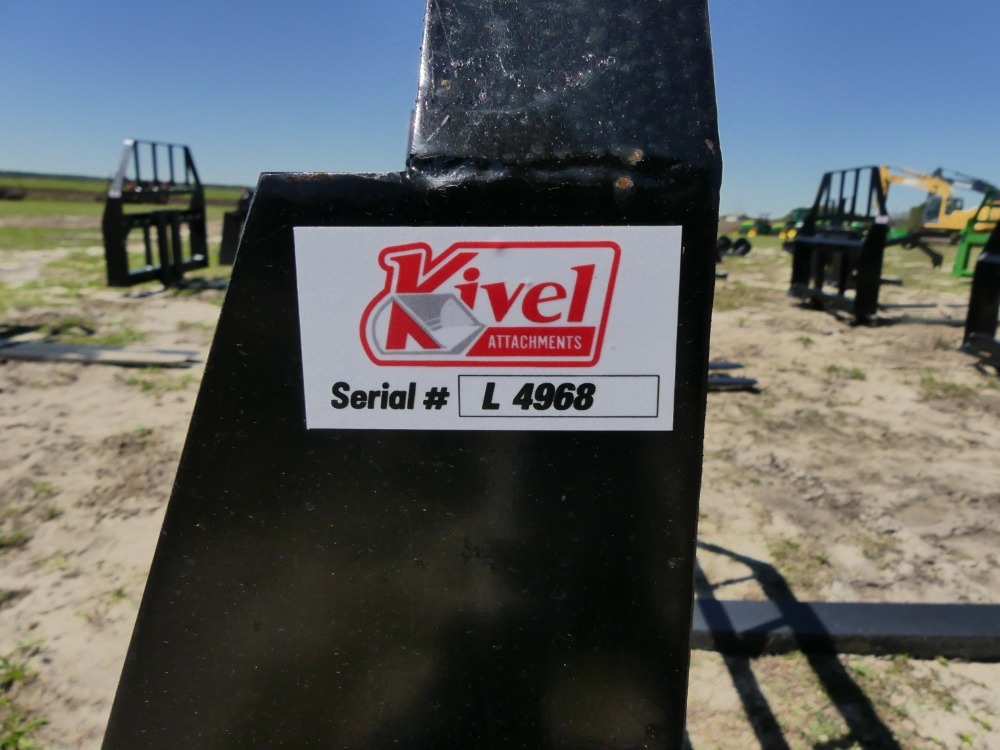 #1013 - Kivel Quick Attach Pallet Forks | DeMott Auction