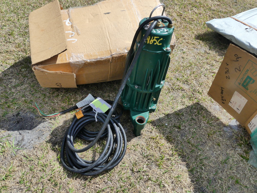 #2465C - Zoeller Commercial Grinder Septic Pump | DeMott Auction