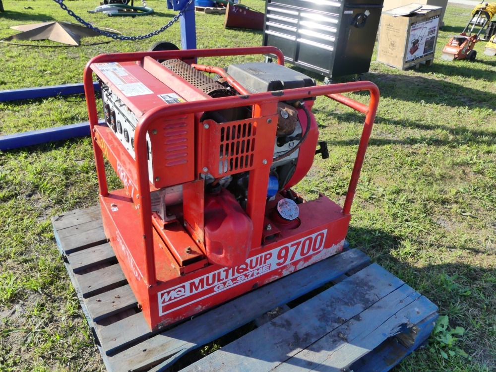 #2031 - Multiquip 9700 Gas Gen Set | DeMott Auction